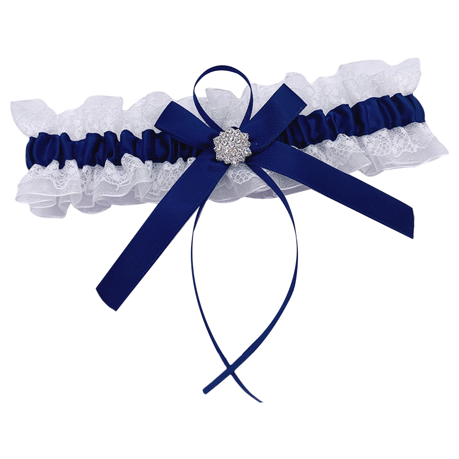 URTERYSER Bowknot Wedding Garters for Bride Lace Garter Toss ...