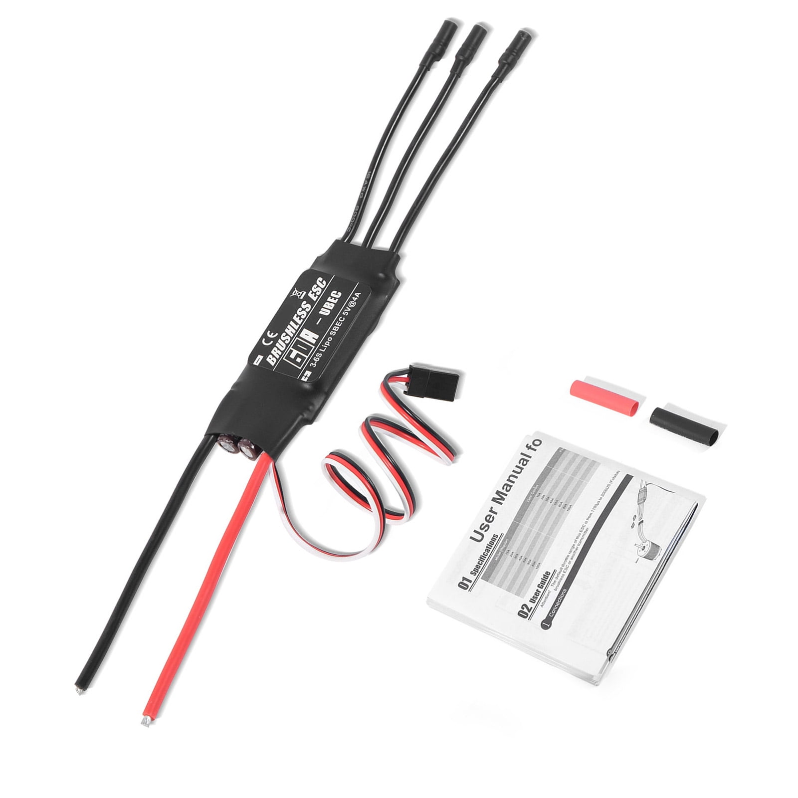 URTERYSER Brushless Electronic Speed Controller Multipurpose Brushless ...