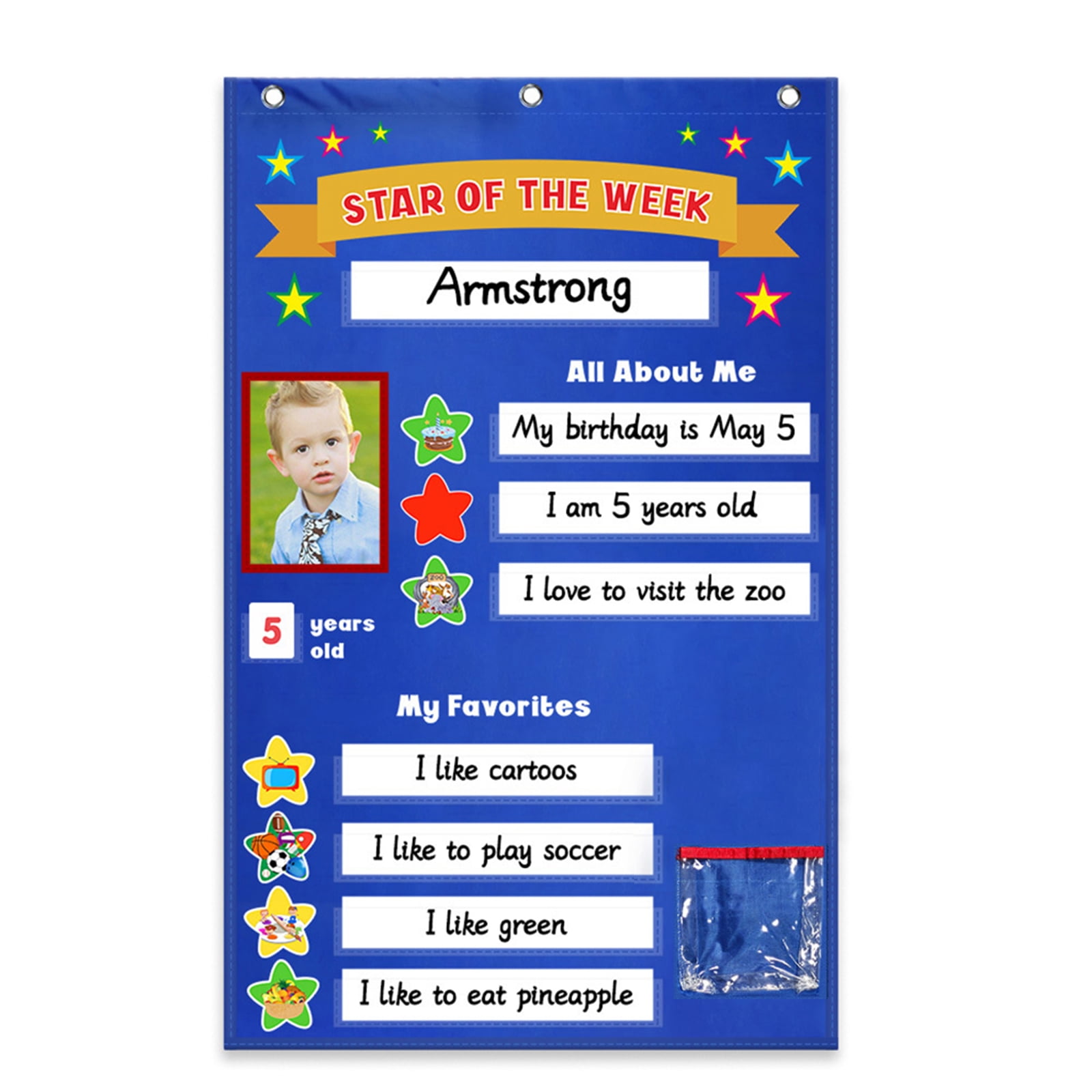 URTERYSER Classroom Star Student Poster Set Hanging Set for Ideal for ...