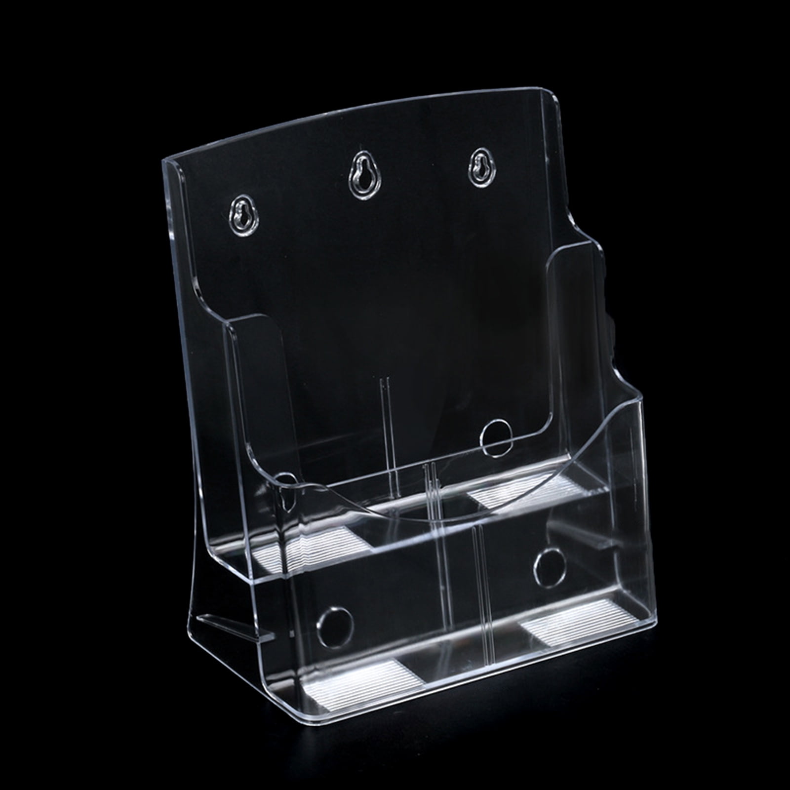 URTERYSER Clear Acrylic Brochures Holder, Wall Mount Holder Display ...