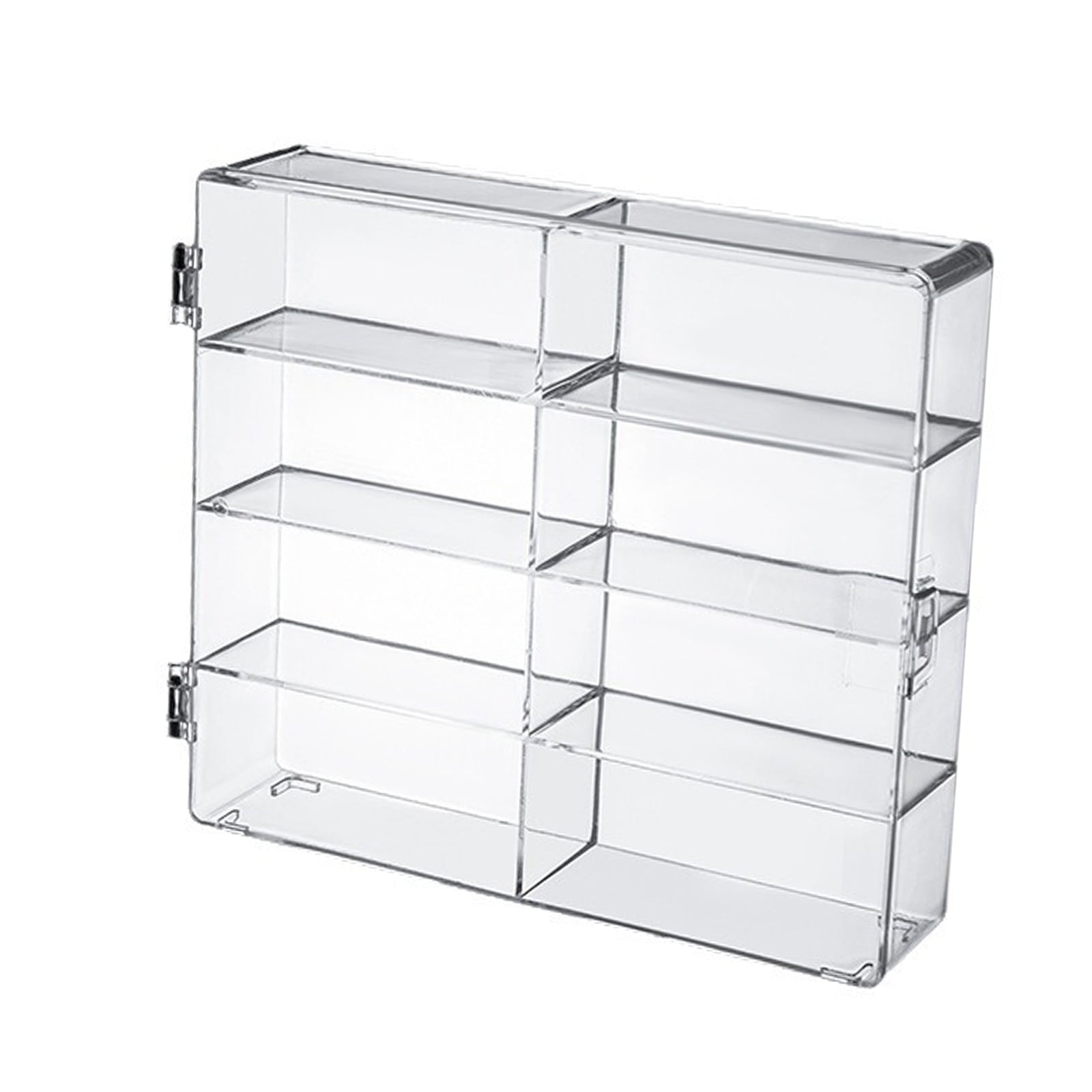 URTERYSER Clear Acrylic Display Case 8 Compartments Storage Box for ...