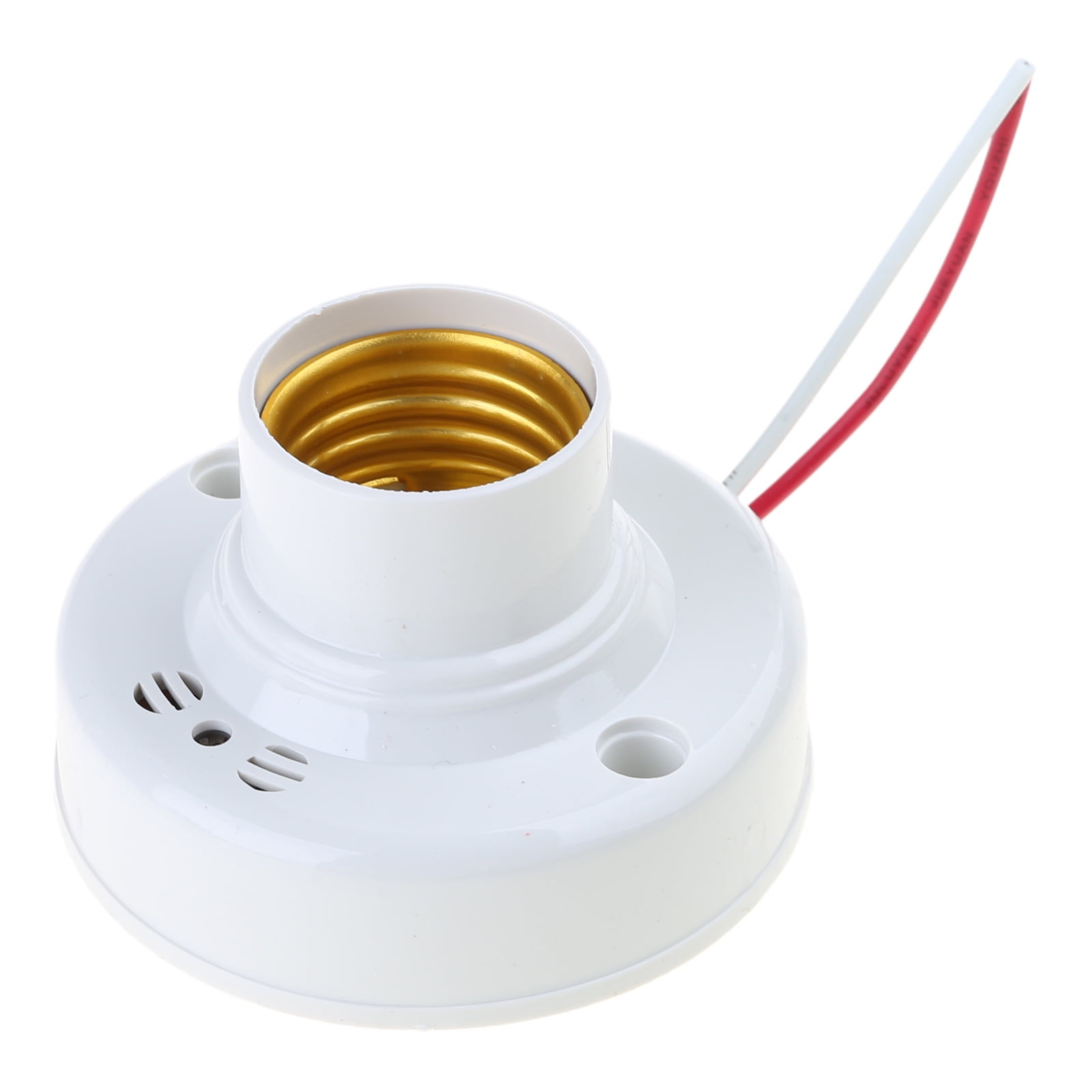 URTERYSER E27 Screw Mount Light Socket White Ceiling Lamp Holder LED ...