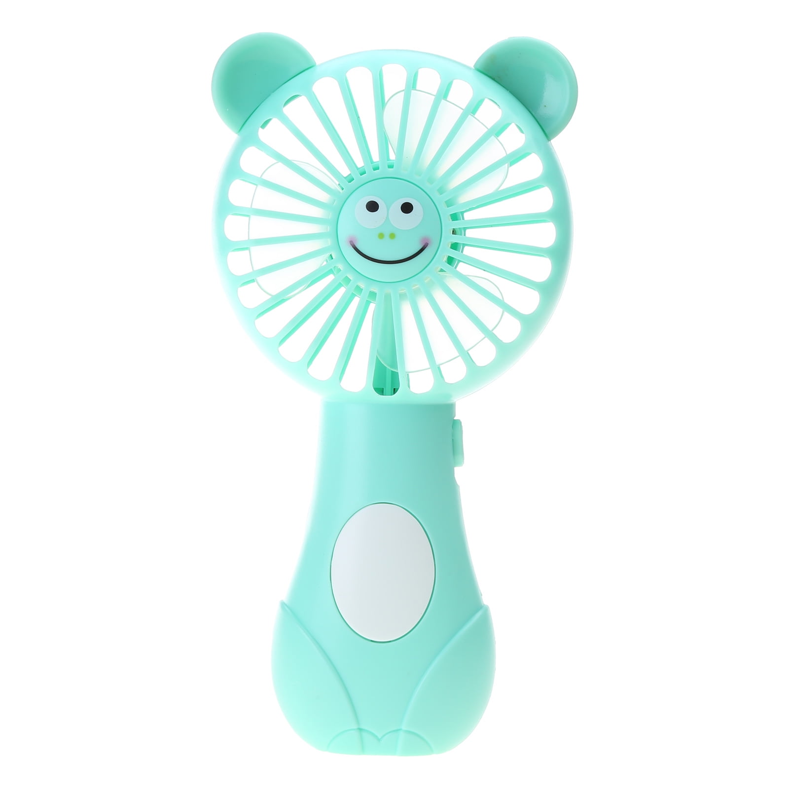 URTERYSER Handheld Fan Cute Cartoon Animal Fans Soft Foam Battery ...
