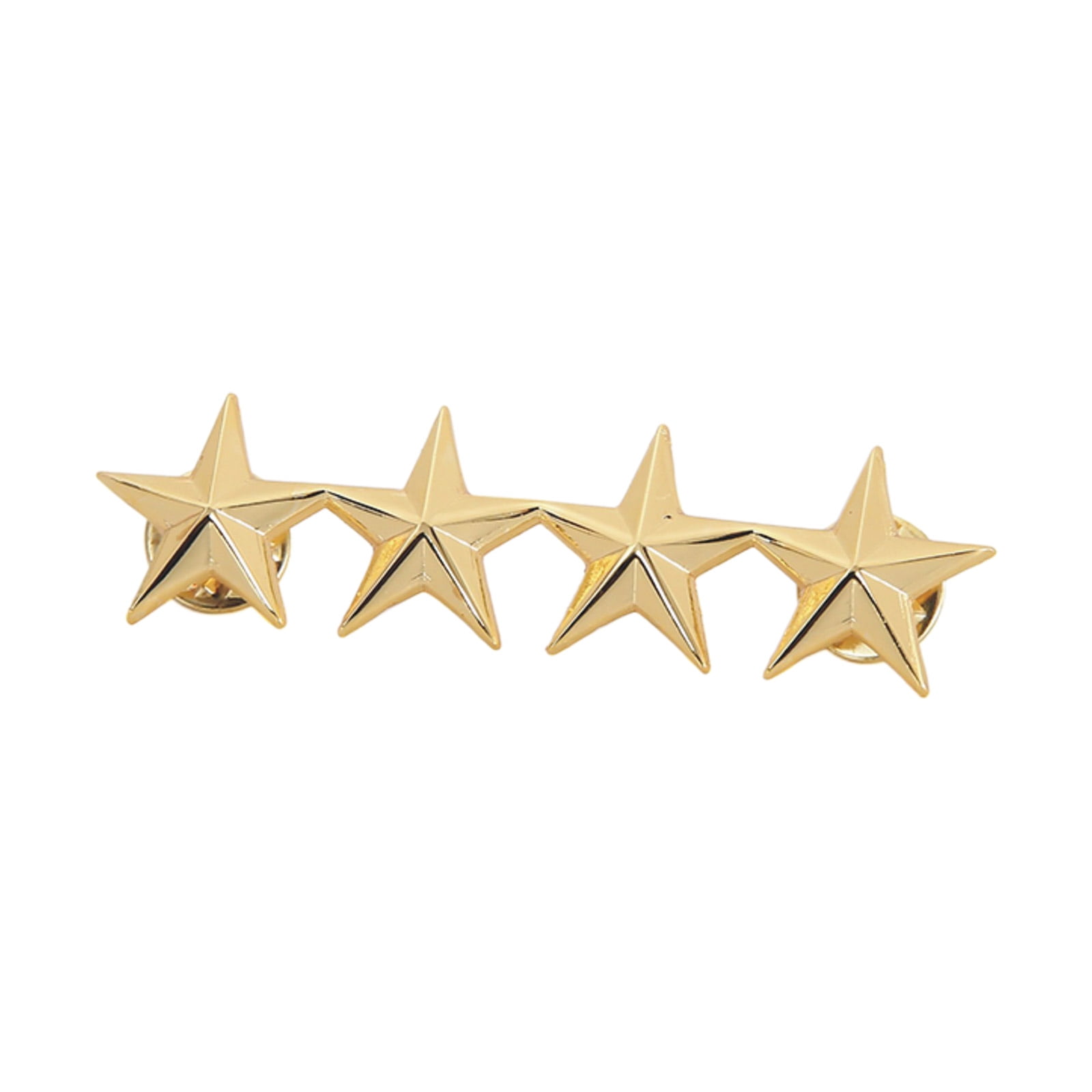 URTERYSER Metal Five-pointed Star Badge Lapel Pins Brooch Collar ...