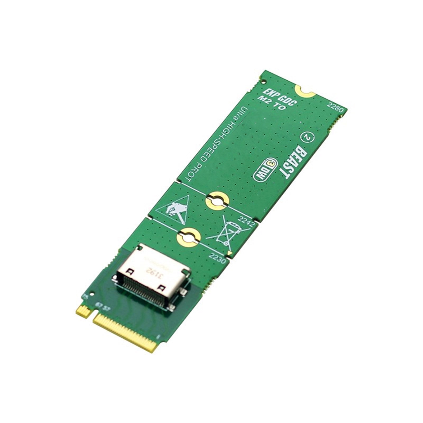 URTERYSER NVME M.2 M Key to OCuLink Adapter for OCULINK GPU Dock Piece ...