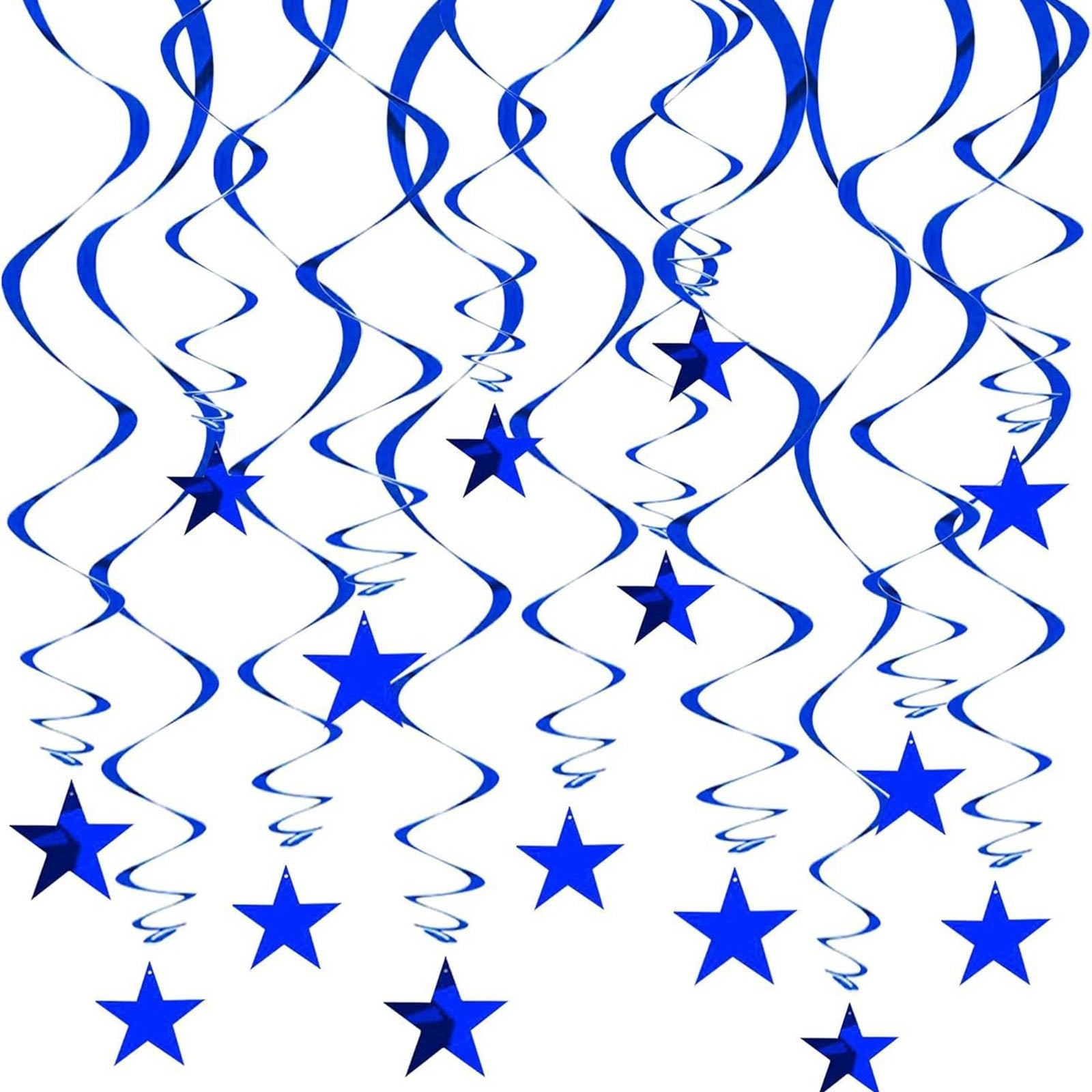 URTERYSER Pack Of 30 Star Hanging Swirls Decorations For Weddings And ...