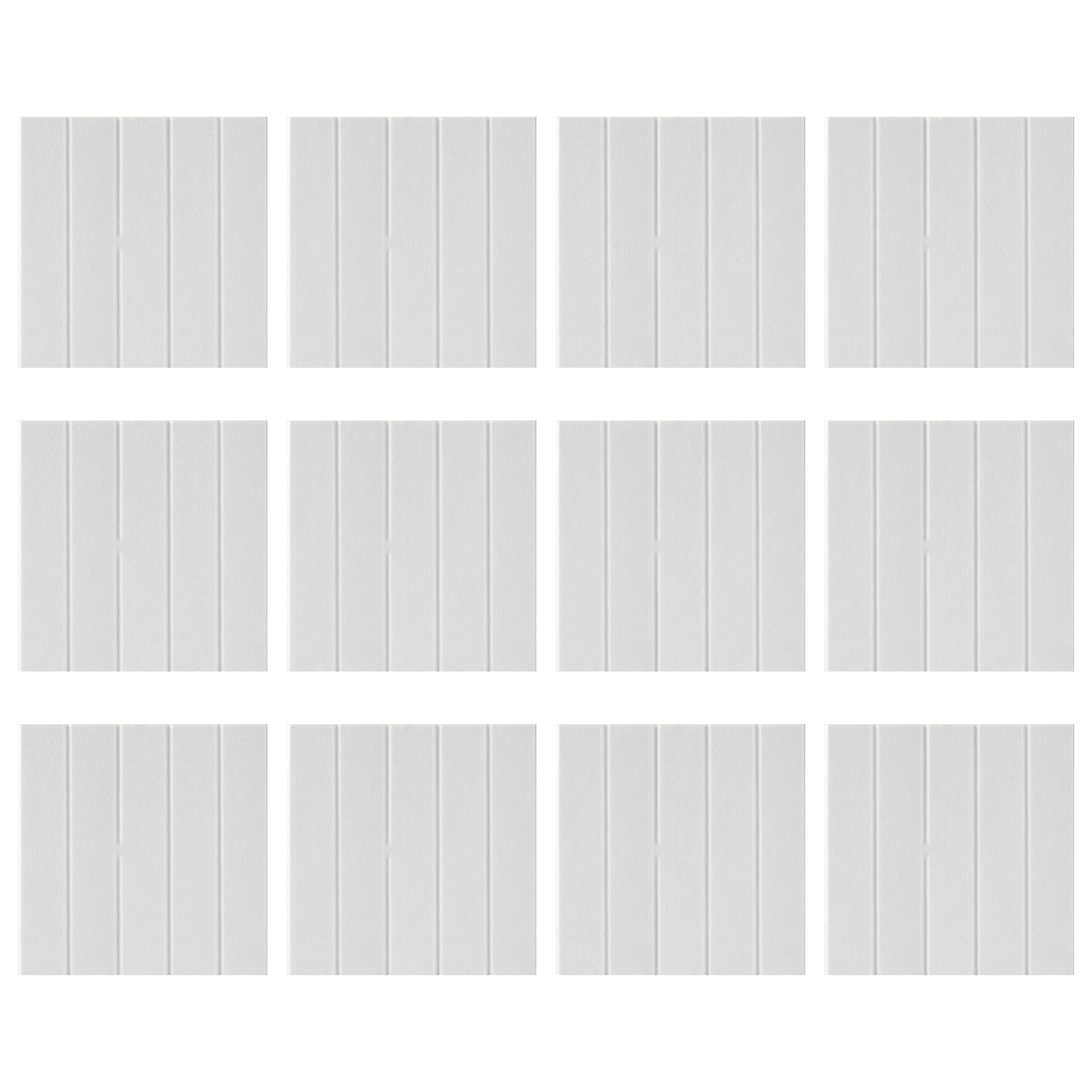 URTERYSER Pack of 12 Soundproof Foam Panels Wall Self Adhesive Acoustic ...