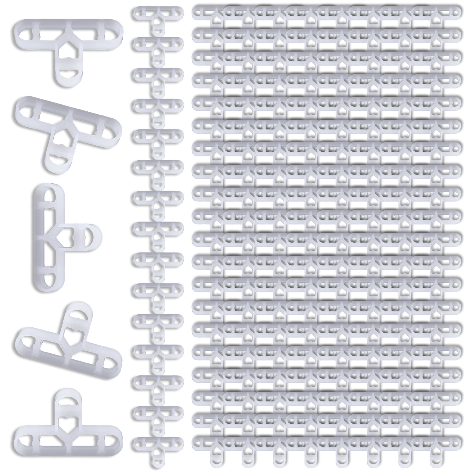 URTERYSER Pack of 200 Tile Spacers 10mm 3/8 Inch Accessory for ...