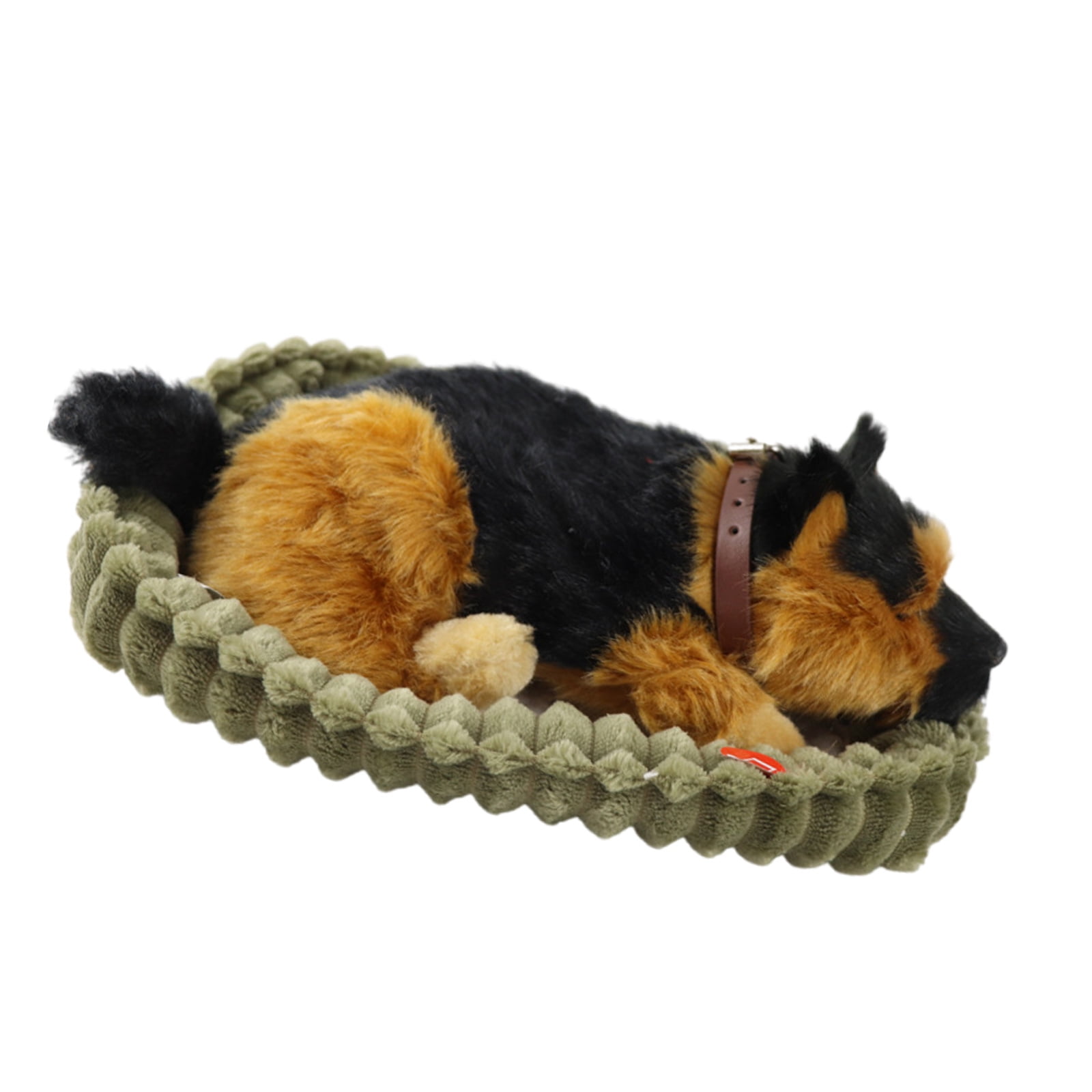 URTERYSER Realistic Sleeping Plush Breathing Dog Animals Toy with Mat ...