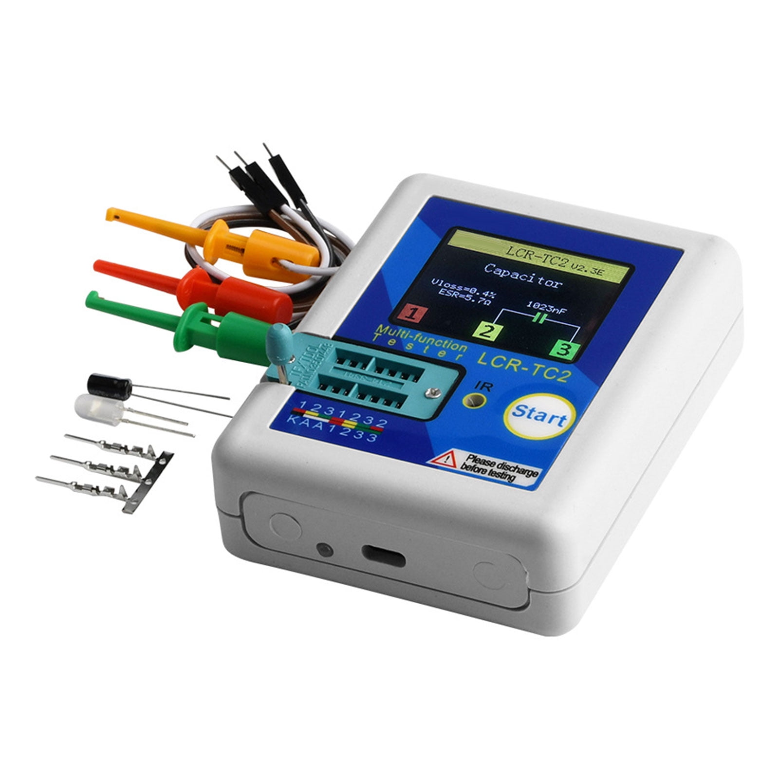 URTERYSER Tester Multimeter Digital Diode Triode Capacitor Resistors ...
