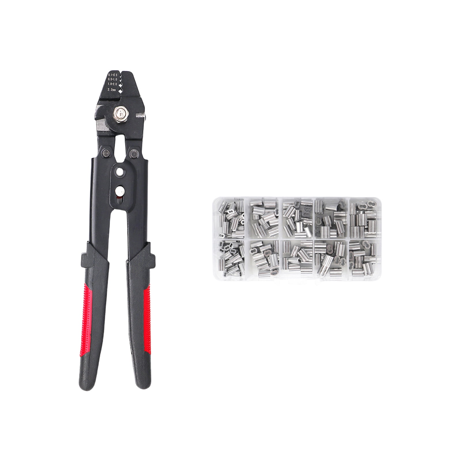 URTERYSER Wire Rope Crimp Kits Wire Rope Cable with Crimping Sleeves ...