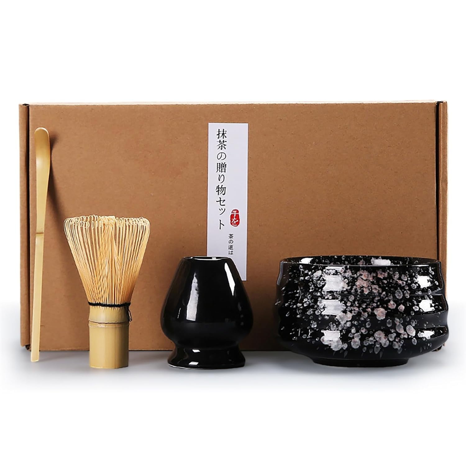 URbazaar Matcha SetMatcha Tea SetMatcha Whisk Traditional Scoop Matcha Bowl Ceramic Whisk Holder ...