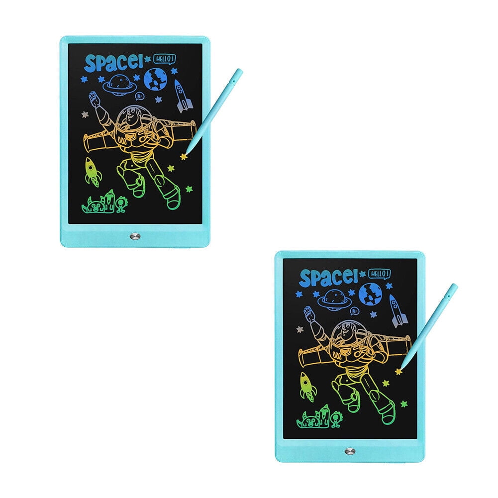 US 1-2 Pack 10 Inch LCD Kids Drawing Tablet Doodle Colorful Board ...