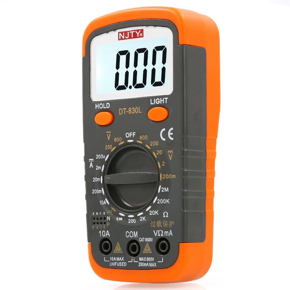 US 1-2 Pack Digital Capacitance Meter Capacitor Pro Tester LCD ...