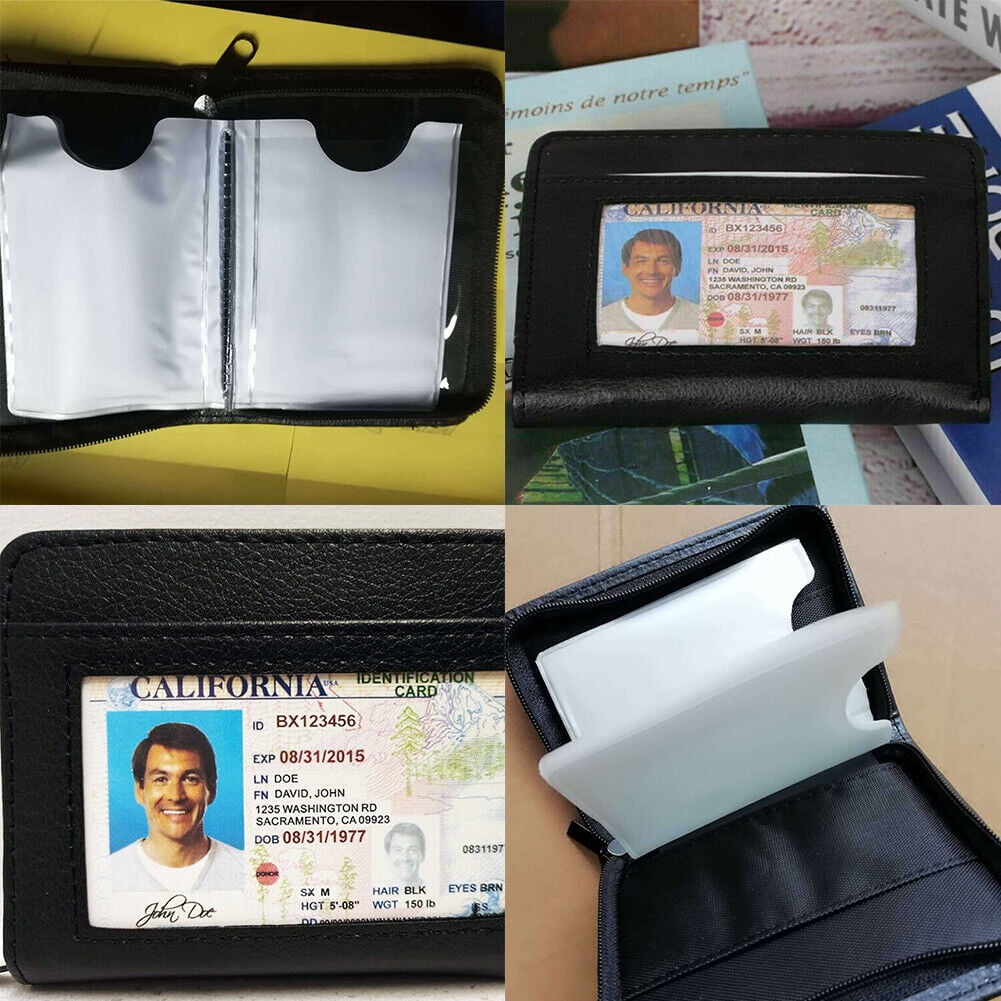 US 1-2 Pack Lock Slim Secure Men Women Blocking Money Credit Card ...