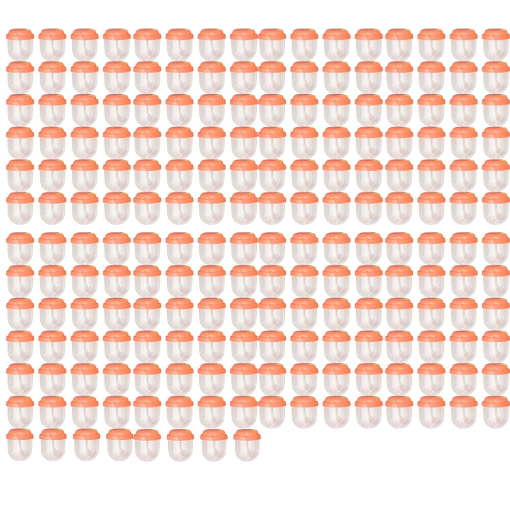 US 1-2 Pack Vending Machine Capsules 1” Frosty Clear Acorn Capsules ...