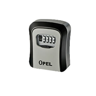 Key Storage Lock Box, Combination Lock Box, Wall Mounted Lock Box Black ...