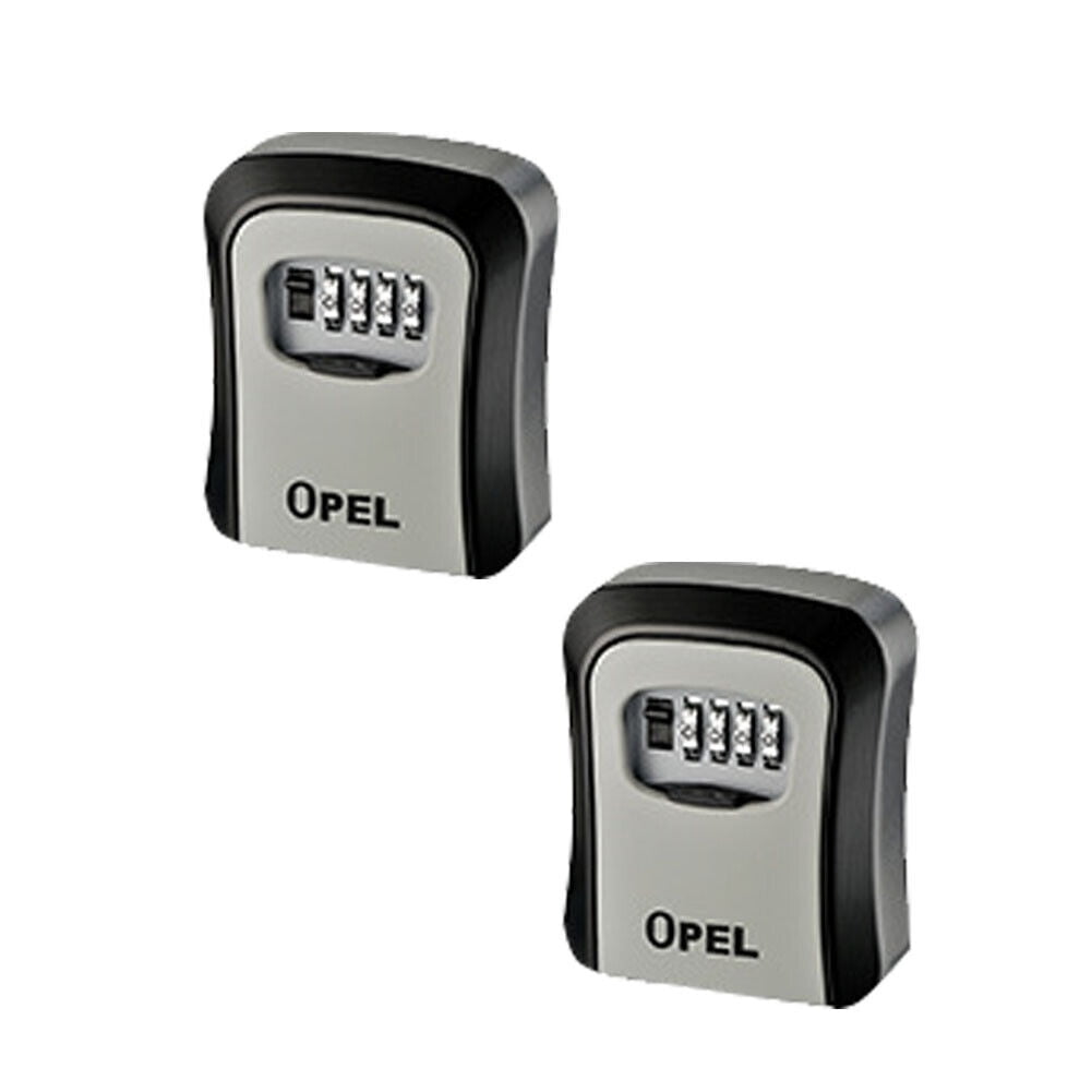 US 1-2 Packs Key Lock Box 4 Digits Combination Weatherproof Wall Mount ...