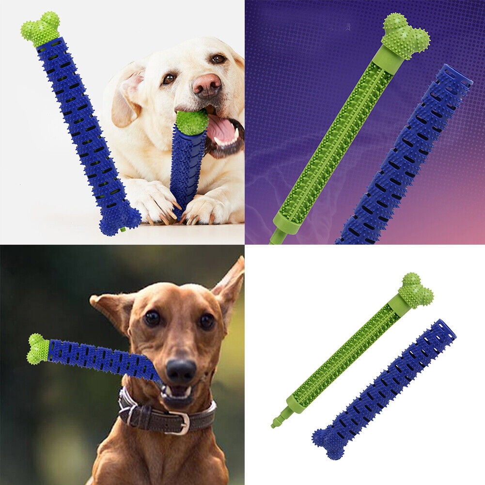 US 1-2 Pc Chew Toy Dog Puppy Toothbrush Molar Tooth Cleaning Brushing ...