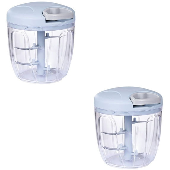 US 1-2 Pc Hand Blender Kitchen Tool Pull Vegetable Food Chopper Slicer ...