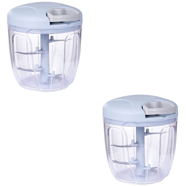 US 1-2 Pc Hand Blender Kitchen Tool Pull Vegetable Food Chopper Slicer ...