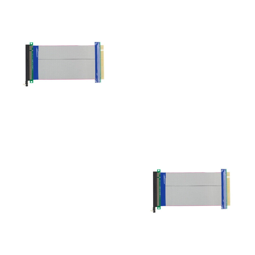 US 1-2 Pc PCI-E Express 16X-16X Power Riser Extender Card Molex IDE ...