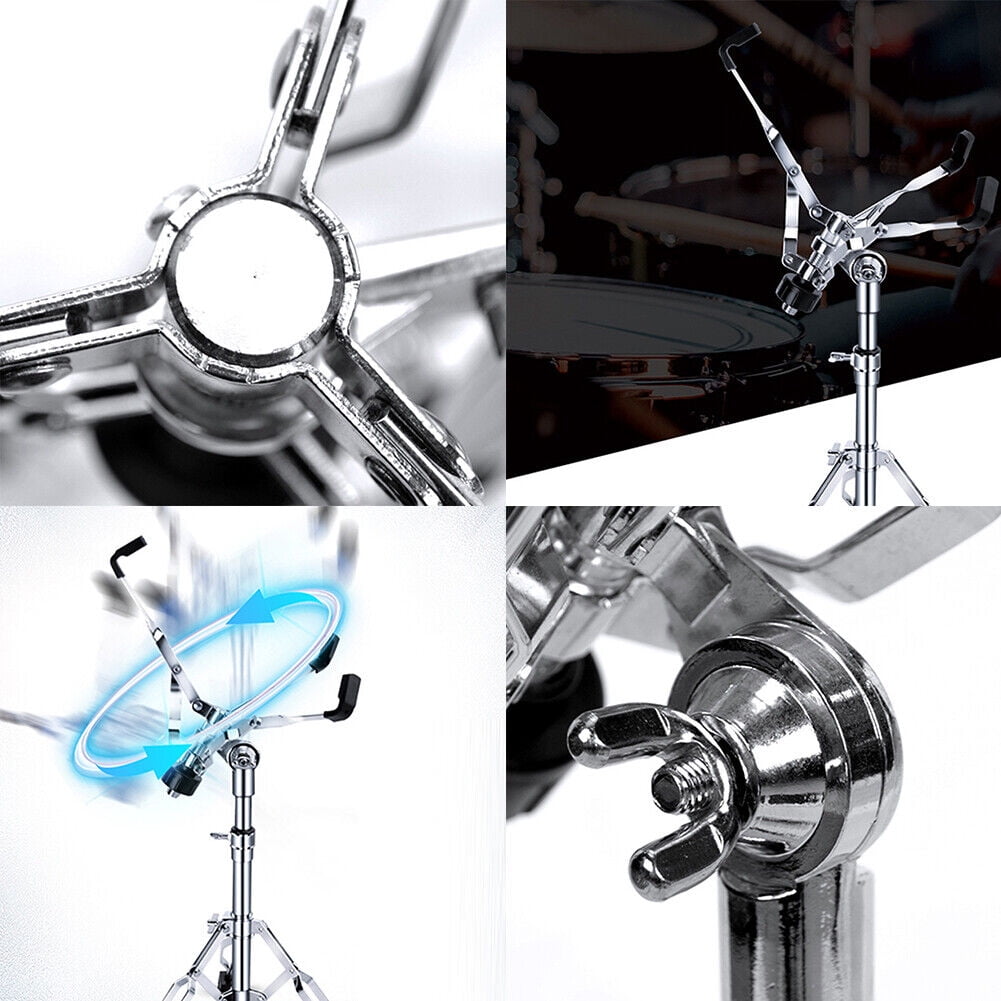 US 1-2 Pcs Adjustable Snare Drum Stand Multiple Triangle Bracket ...