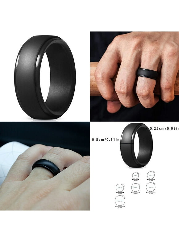 Silicone Men's Wedding Bands in Men's Wedding Bands - Walmart.com