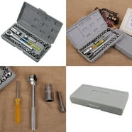 Eastvolt Mechanic Tool Kit, 46-Piece Drive Socket Set, with 72-Teeth ...