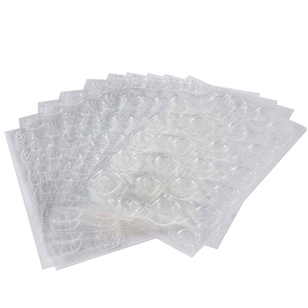 US 10-30 Sheets Waterproof Jelly Double-Sided Tabs False Nail Tips Glue ...