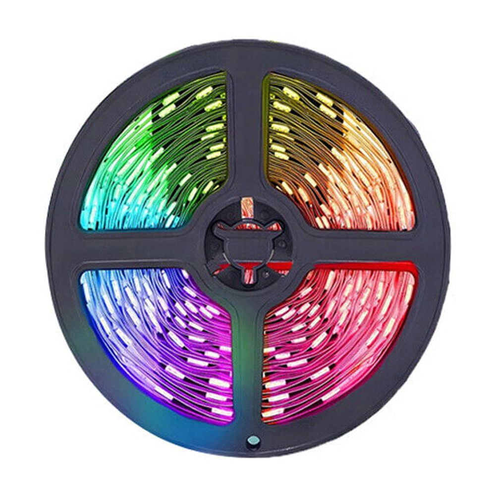 US 10-36 ft LED Strip Lights 5050 RGB Music Sync Bluetooth Room Light w ...