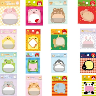 Modern Animal Print Sticky Notes / 4" x 6" Repositionable Sticky Note ...
