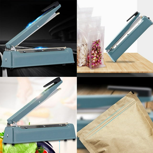 US 16" Hand Impulse Heat Sealing Sealer Machine Poly Element Plastic ...