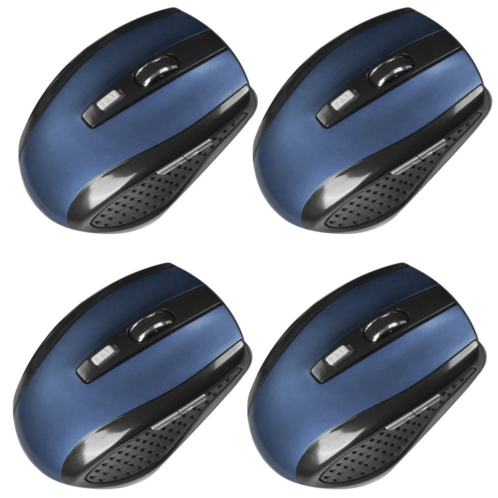 US 2-4 Pack 2.4GHz Wireless Optical Mouse with USB Nano Receiver for ...