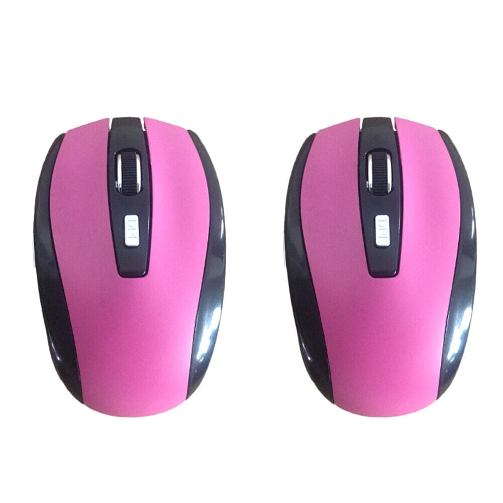 US 2 Pack 2.4GHz Wireless Optical Mouse with USB Nano Receiver for ...