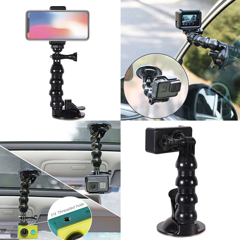 US 2-4 Pack Flexible Gooseneck Extension Suction Cup Car Mount Holder ...