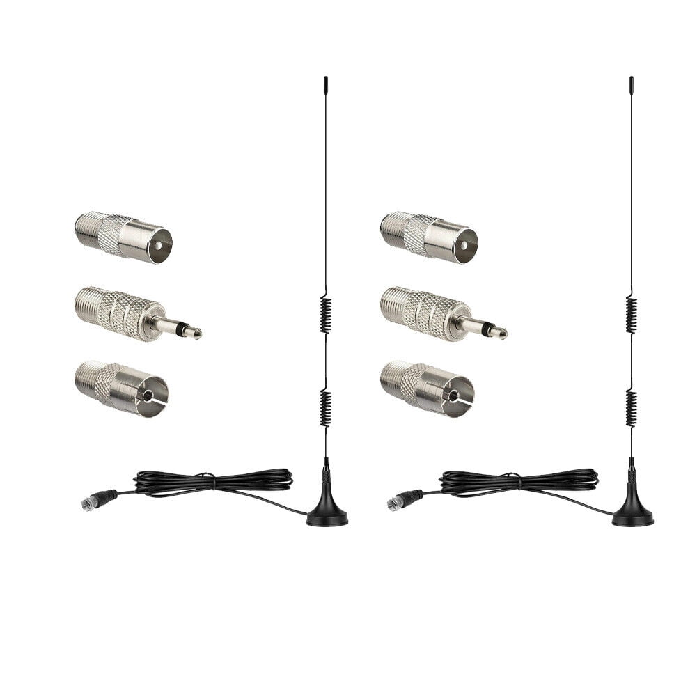US 2-4 Pack Indoor Digital Antenna HD AM FM Radio Stereo Receiver ...