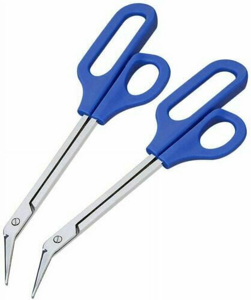 US 2-4 Pack Multi Use Easy Grip Long Handled Toe Nail Scissors Clippers ...
