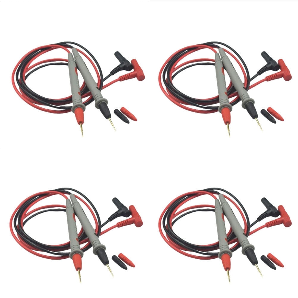 US 2 Pack Multimeter Test Leads Kit Test Probes 1000V 20A Silicone ...
