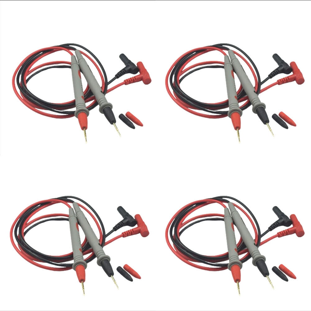 US 2-4 Pack Multimeter Test Leads Kit Test Probes 1000V 20A Silicone ...