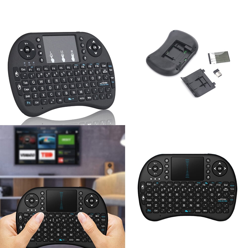 US 2-4 Pack Wireless Mini Keyboard Touchpad Handheld Smart TV Android ...