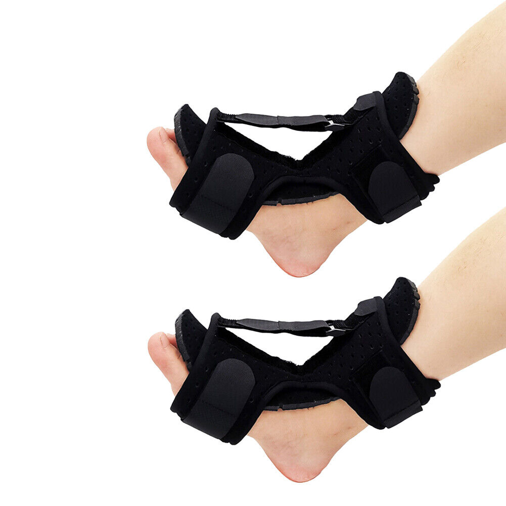 US 2-4 Pairs Adjustable Ankle Brace Foot Drop Orthotic Brace Support ...