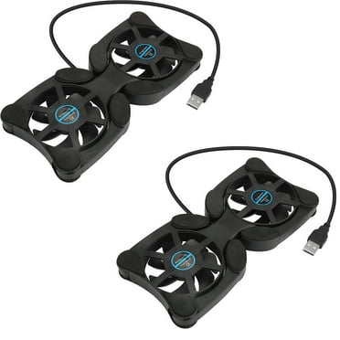 SANOXY Ultra Slim Portable 2 USB Powered Laptop Notebook Cooler Cooling ...