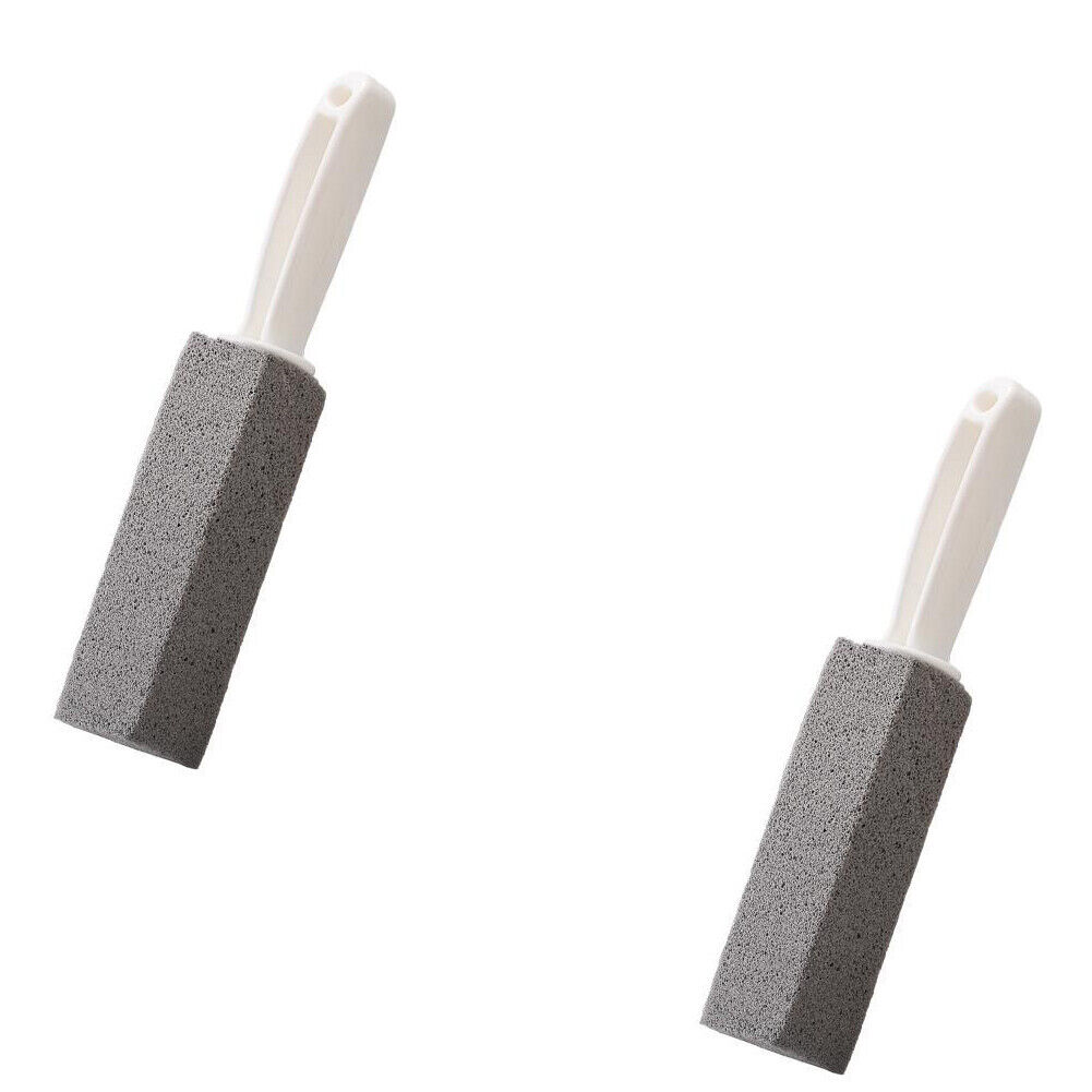 US 2-4 Pcs Pumice Stone Toilet Cleaner Heavy Duty Ergonomic Bowl Stain ...