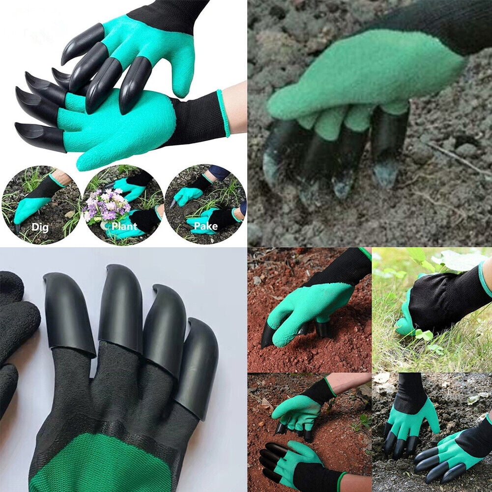US 2-4Pairs Gardening Digging Planting Pruning Tools 4 Claws Garden ...