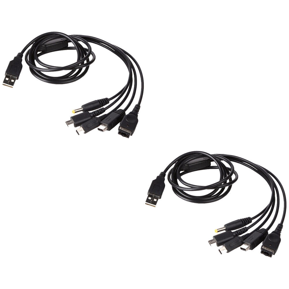 US 2-4Pc 5-in-1 USB Cable Nintendo 3DS, GBA SP, DS, DS Lite, DSi, 3DS ...