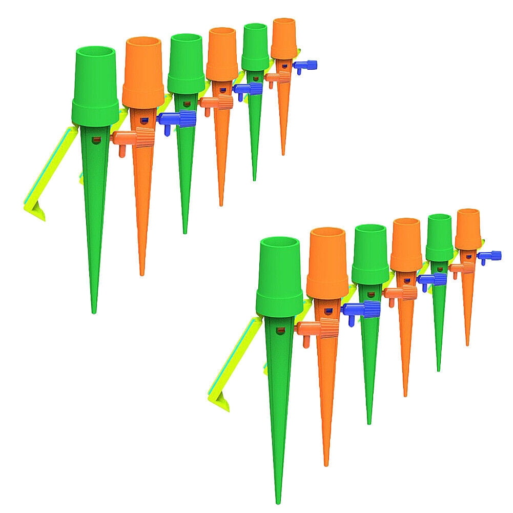 US 24~48 Pc Adjustable Automatic Plant Self Watering Spikes Control ...