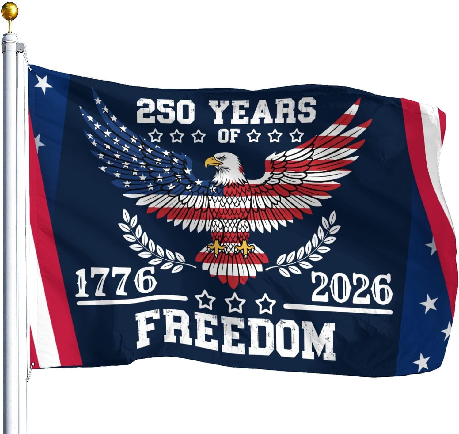 US 250TH Anniversary Flag,250th Anniversary US 1776-2026, Patriotic ...