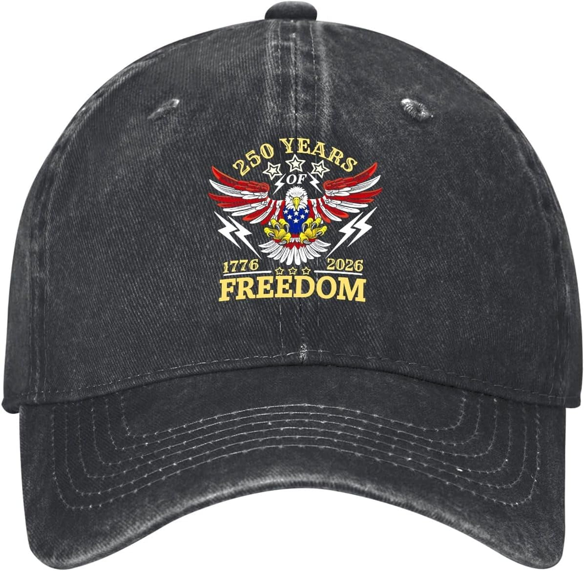 US 250TH Anniversary Hats for Men Vintage Washed Distressed Baseball ...