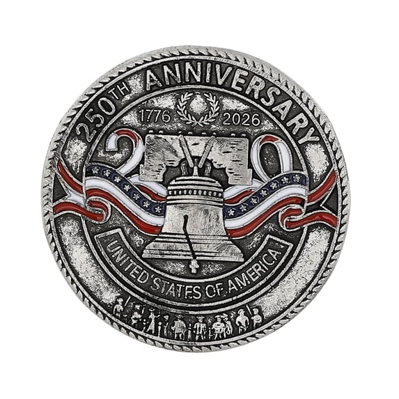 US 250th Anniversary Brooch Pin for Men Women America 1776-2026 Patriot ...